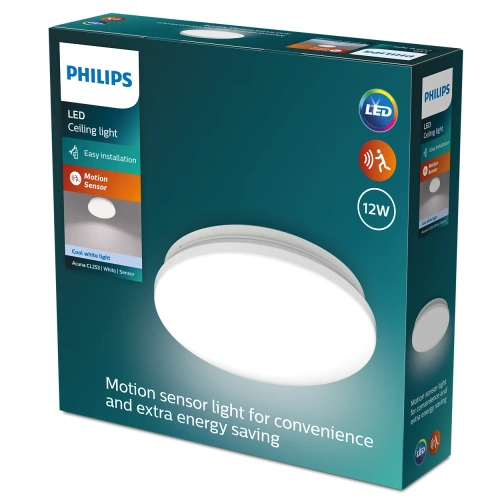 8720169296008 Lampa sufitowa 12 W PLAFON Z CZUJNKIEM RUCHU Acuna CL253 ...
