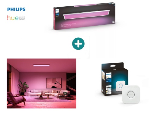 PAKIET PROMOCYJNY panel Surimu 8719514355057 PHILIPS HUE RGB + MOSTEK ...